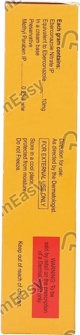 Ebernet 1 %W/W Cream (40): Uses, Side Effects, Price, Dosage ...
