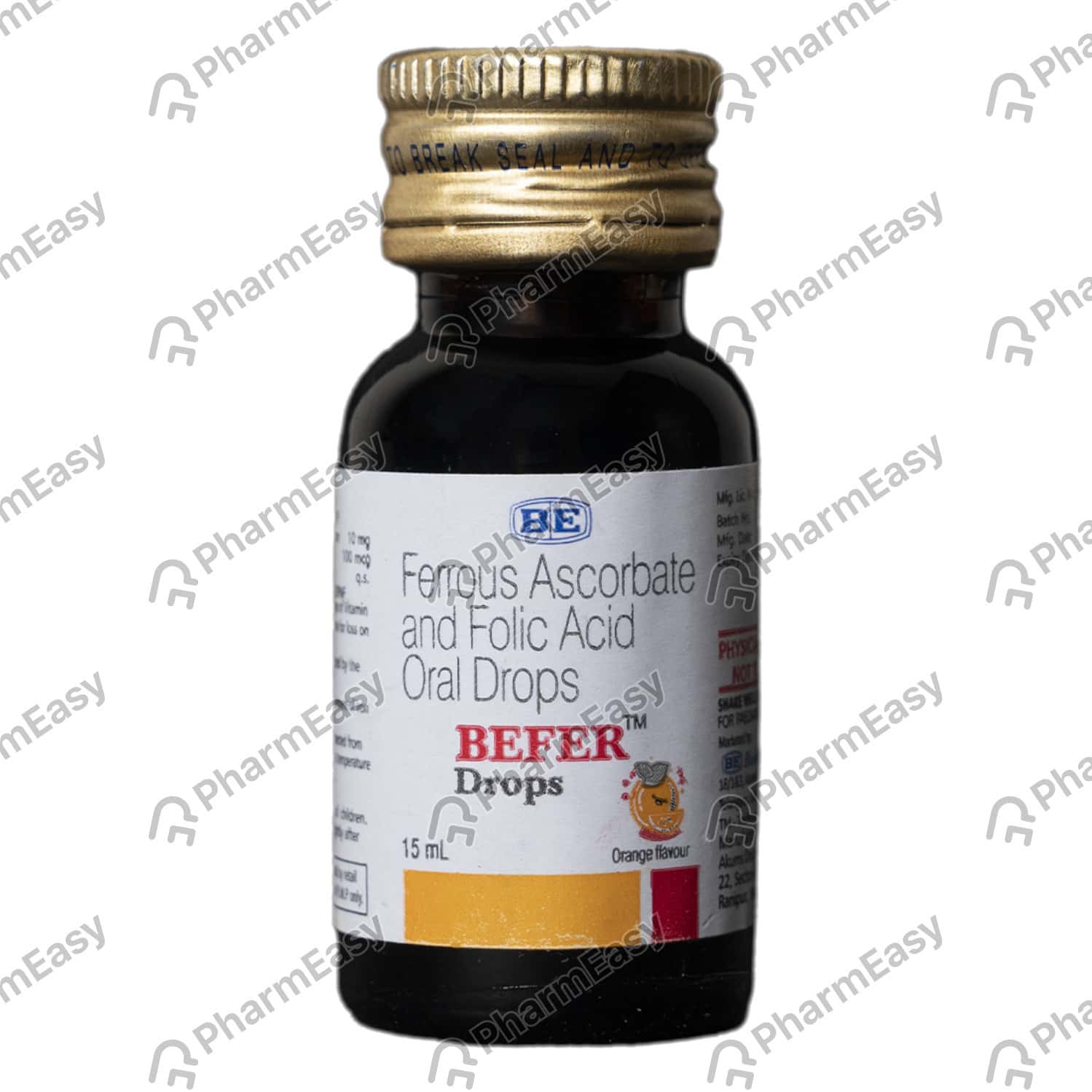 Befer Orange Flavour Bottle Of 15ml Oral Drops: Uses, Side Effects ...
