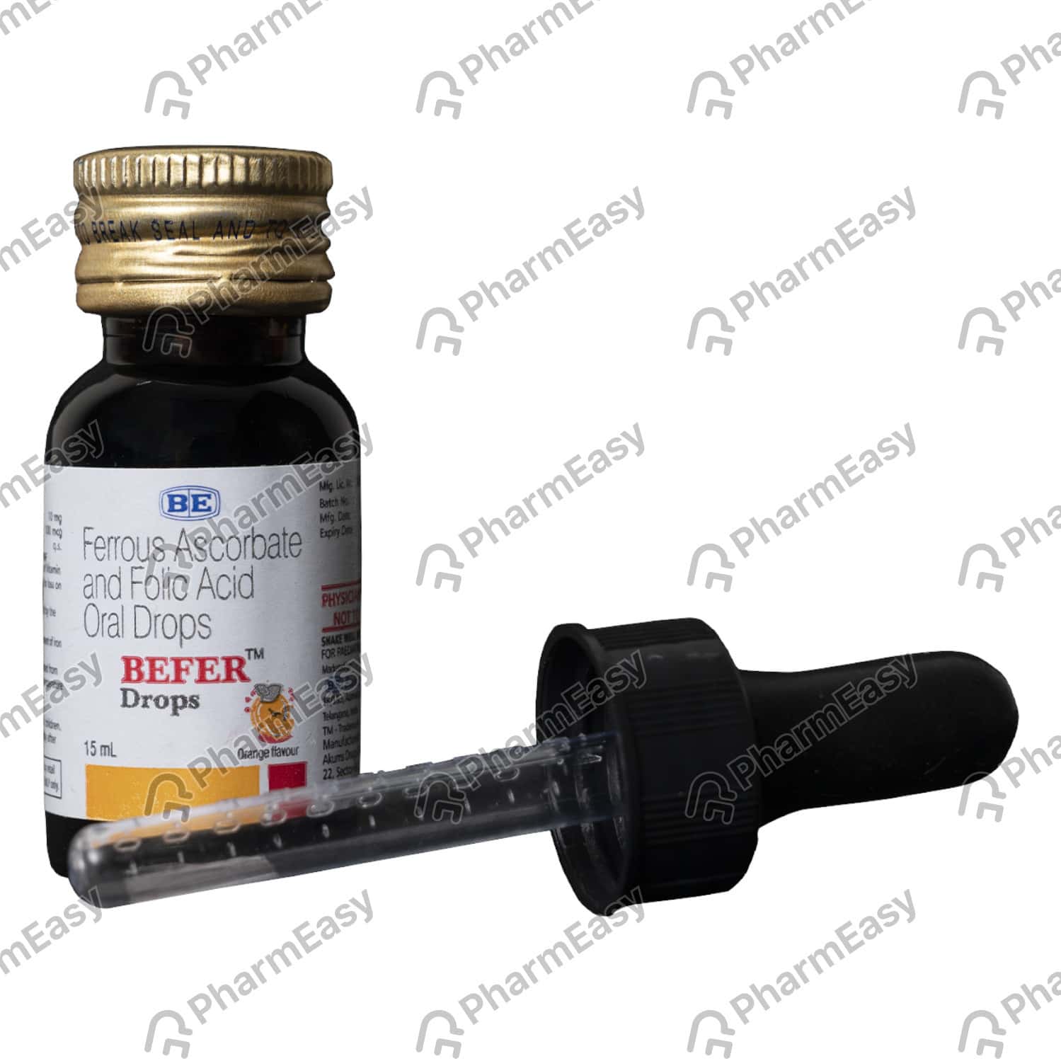 Befer Orange Flavour Bottle Of 15ml Oral Drops: Uses, Side Effects ...