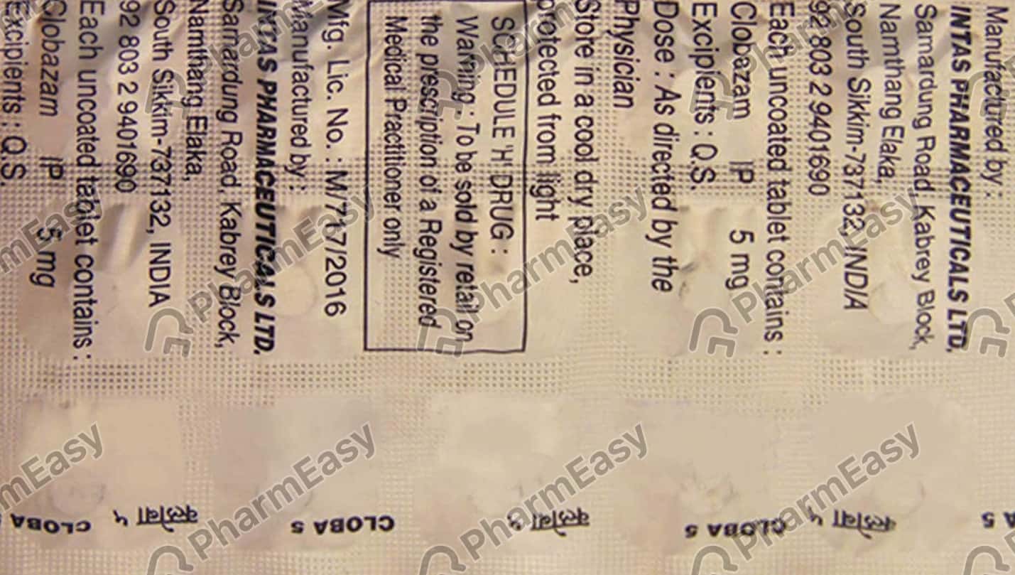 Buy Cloba 5 MG Tablet (15) Online at Flat 15% OFF | PharmEasy