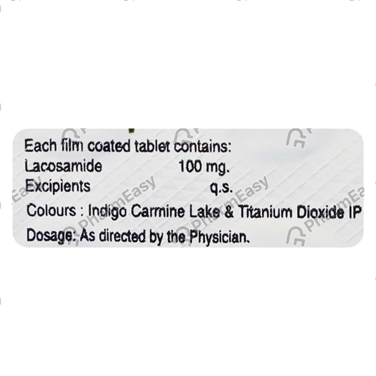 Lacoptal 100 MG Tablet (10): Uses, Side Effects, Price & Dosage | PharmEasy