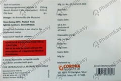 Cor 250 MG Injection (1): Uses, Side Effects, Price & Dosage | PharmEasy