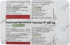 Cor 500 MG Solution For Injection (2): Uses, Side Effects, Price ...