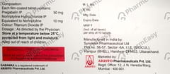 Gabamax Nt 50/10mg Strip Of 10 Tablets: Uses, Side Effects, Price ...
