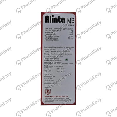 Buy Alinta Mb Sugar Free Bottle Of 200ml Syrup Online at Flat 15% OFF ...