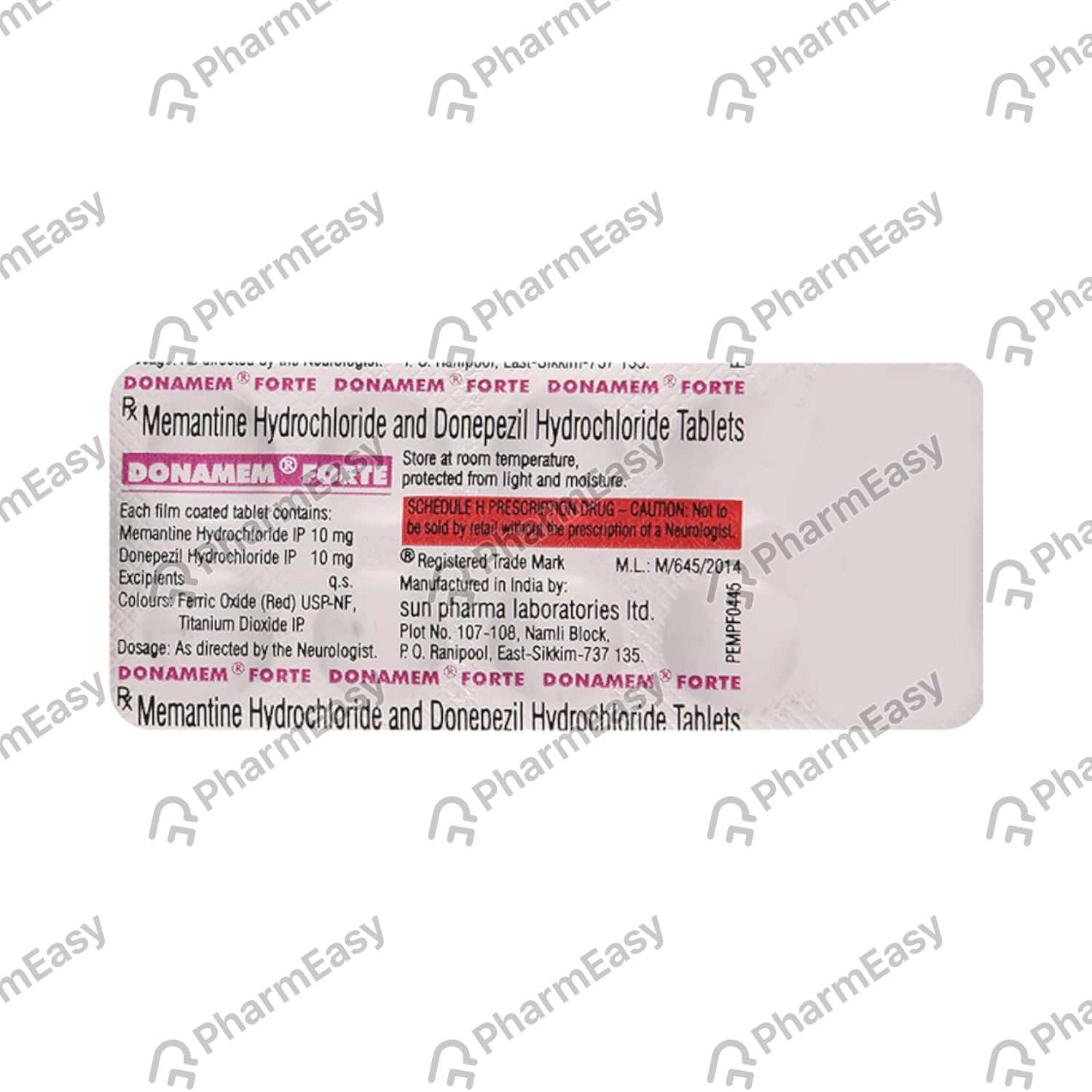 Donamem Forte Strip Of 10 Tablets: Uses, Side Effects, Price & Dosage ...