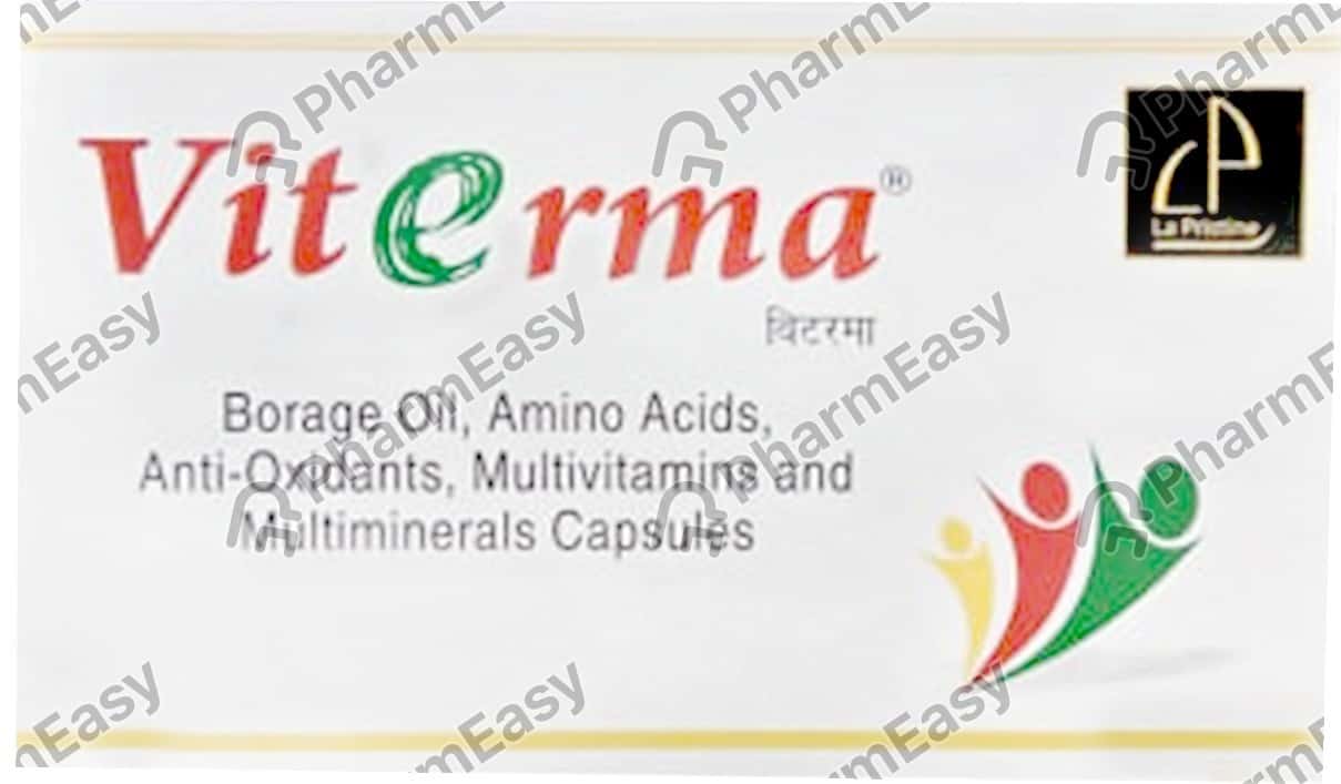 Buy Viterma Strip Of 10 Capsules Online & Save Up to 24% at PharmEasy