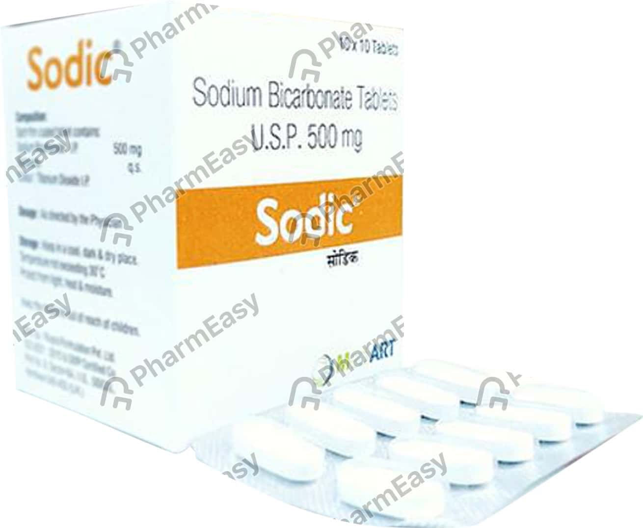 Buy Sodic 500 MG Tablet (10) Online at Flat 18% OFF* | PharmEasy
