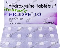 Hicope 10 MG Tablet (15): Uses, Side Effects, Price & Dosage | PharmEasy