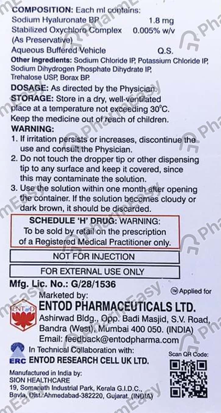 Soha Liquigel 1.8 MG Eye Drop (5): Uses, Side Effects, Price & Dosage ...