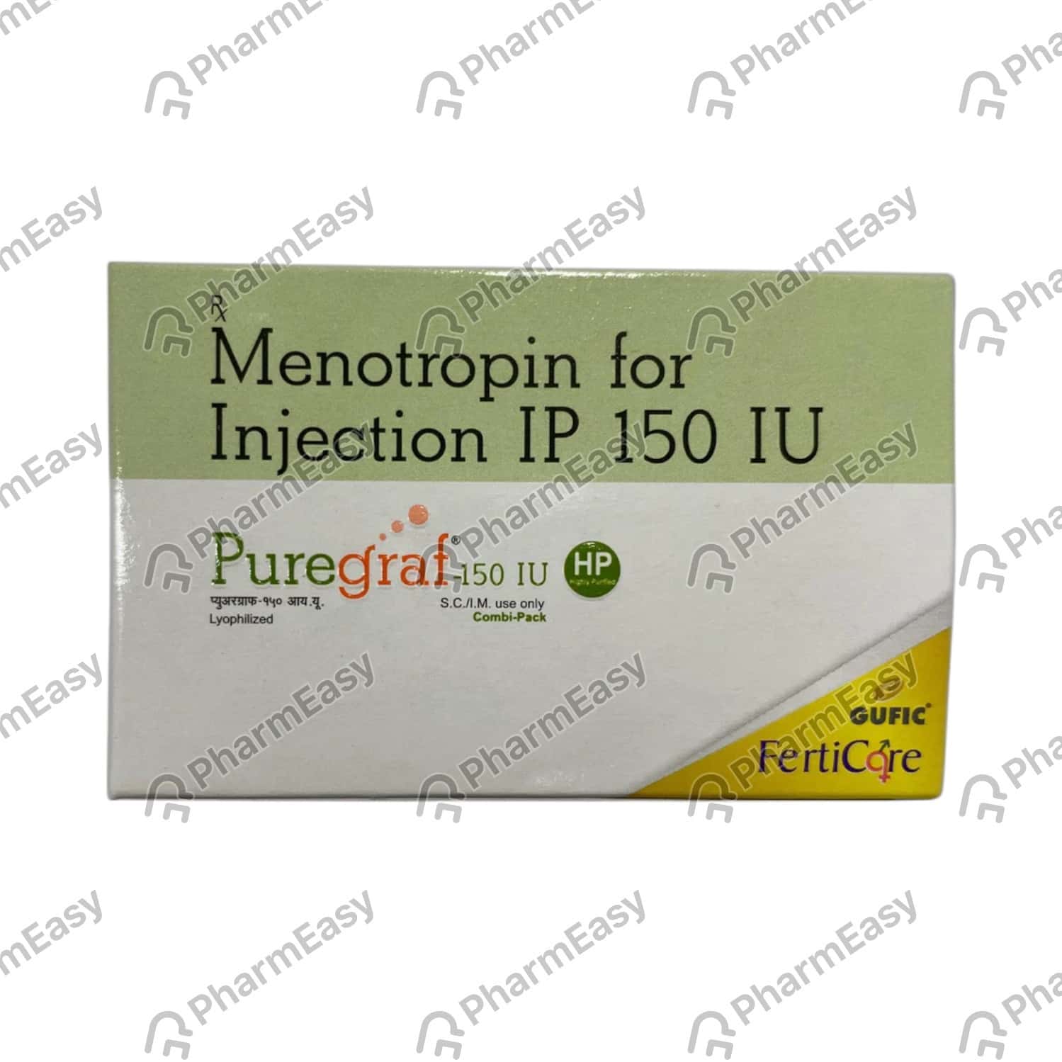 Puregraf 150 IU Powder For Injection (1): Uses, Side Effects, Price ...