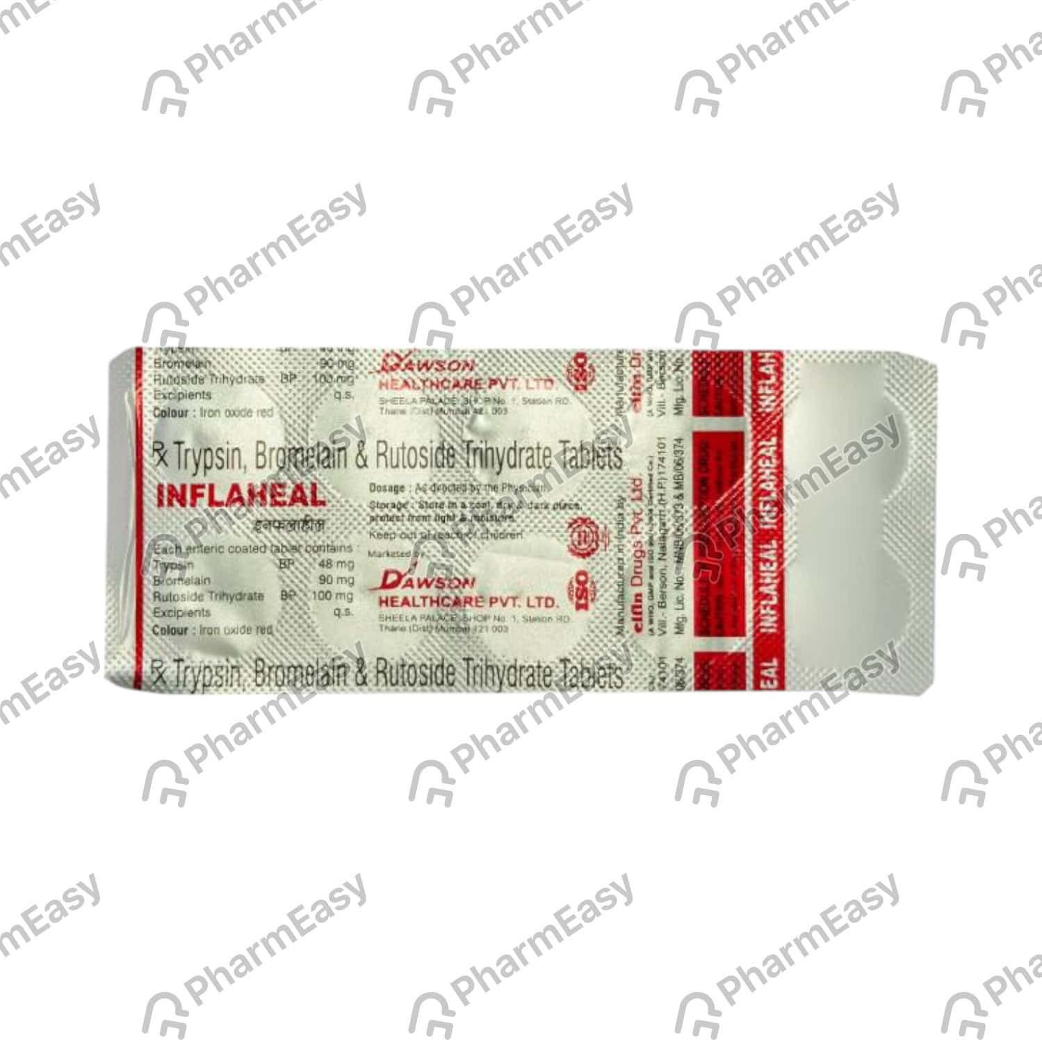 Inflaheal Strip Of 10 Tablets: Uses, Side Effects, Price & Dosage ...