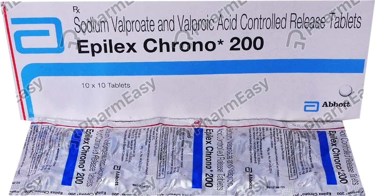 Epilex Chrono 200mg Tablets 15'S: Uses, Side Effects, Price, Dosage ...