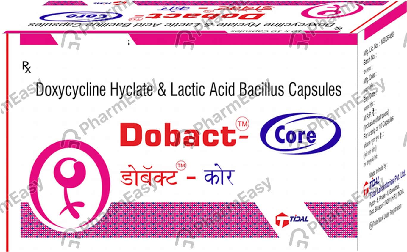 Buy Dobact Core Strip Of 10 Capsules Online at Flat 15% OFF | PharmEasy