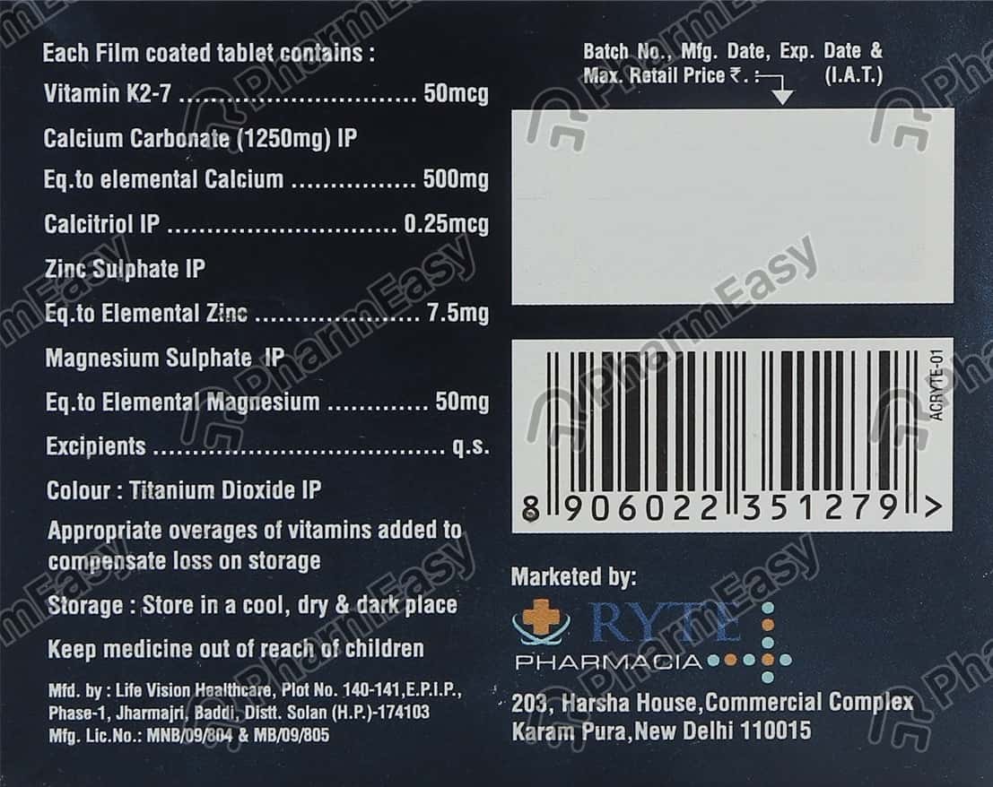 Buy Rycal K27 Strip Of 15 Tablets Online at Flat 15% OFF | PharmEasy