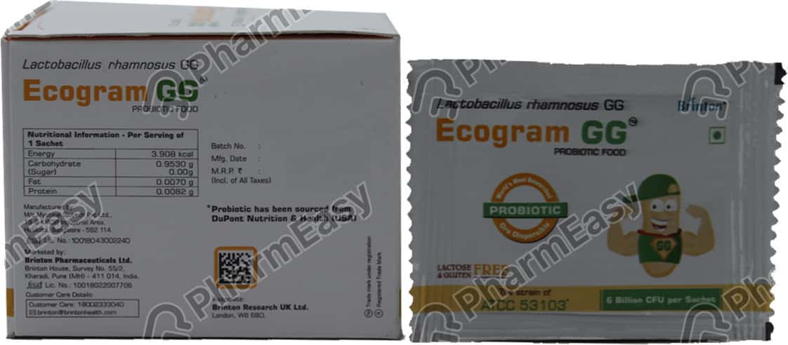 Buy Ecogram Gg 6 BILLION CFU Granules (1) Online at Flat 15% OFF ...