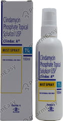 Clindac 1 %W/V Spray (100): Uses, Side Effects, Price & Dosage | PharmEasy