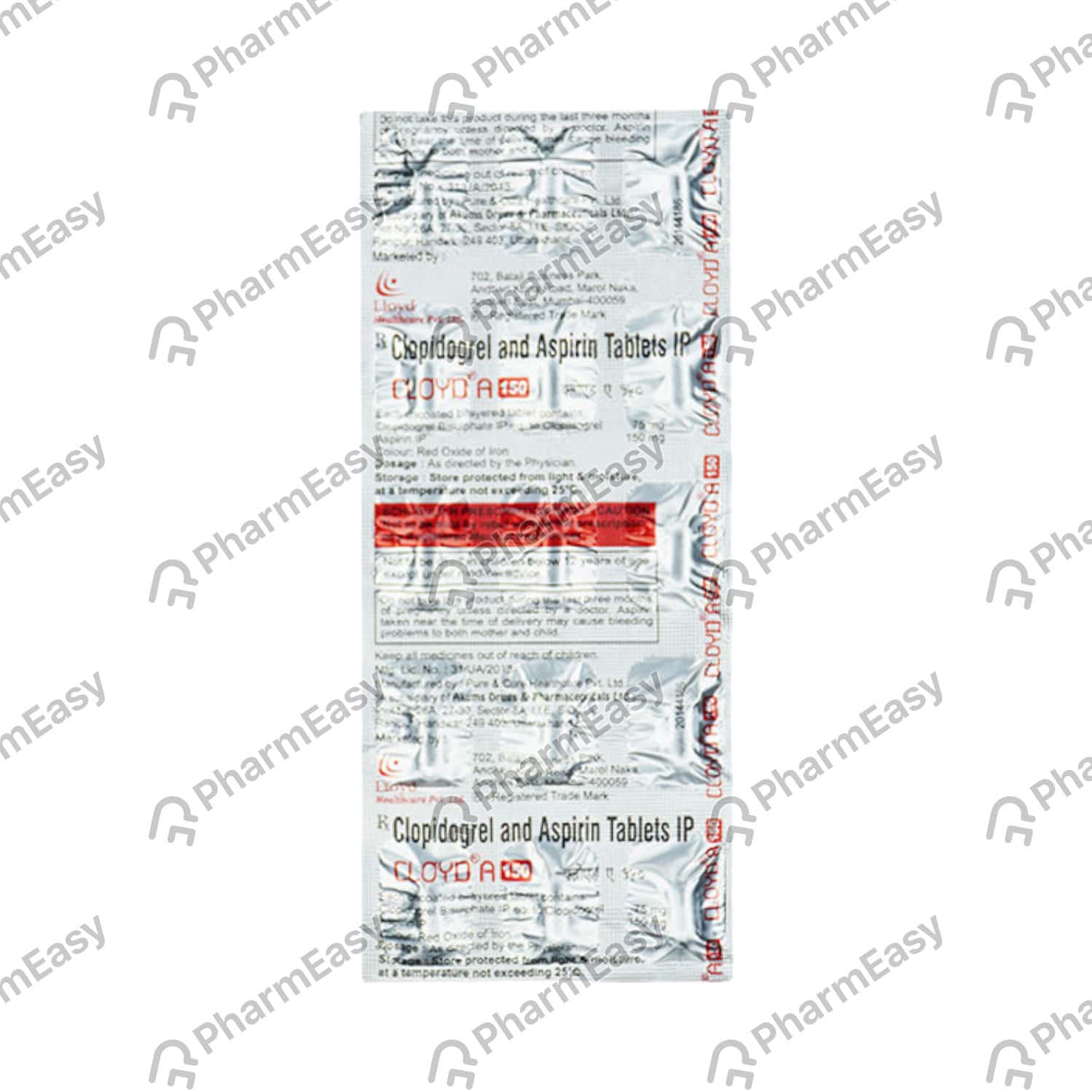 Cloyd A 150mg Strip Of 15 Tablets: Uses, Side Effects, Price & Dosage ...