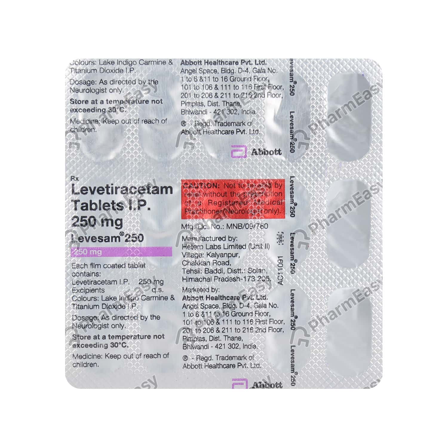 Buy Levesam 250 MG Tablet (15) Online at Flat 18% OFF* | PharmEasy