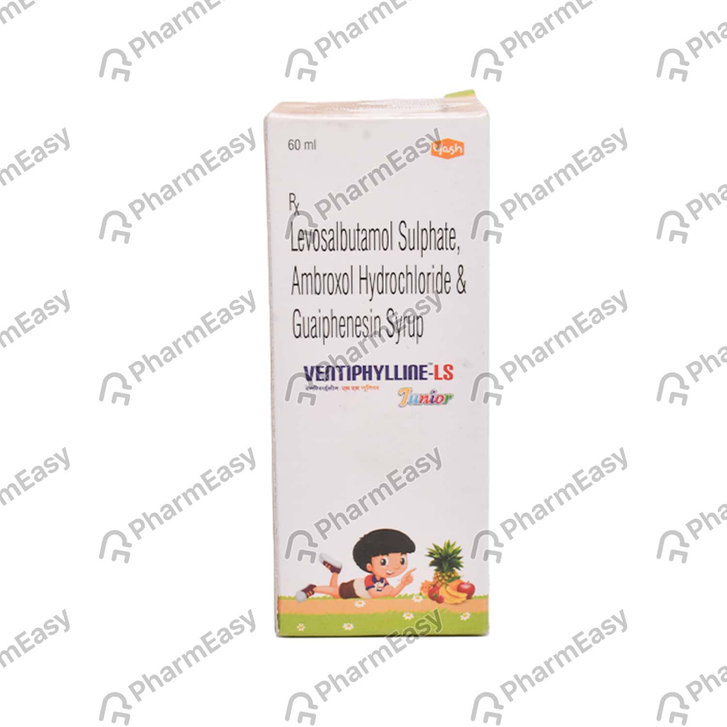 Ventiphylline Ls Junior Bottle Of 60ml Syrup: Uses, Side Effects, Price ...