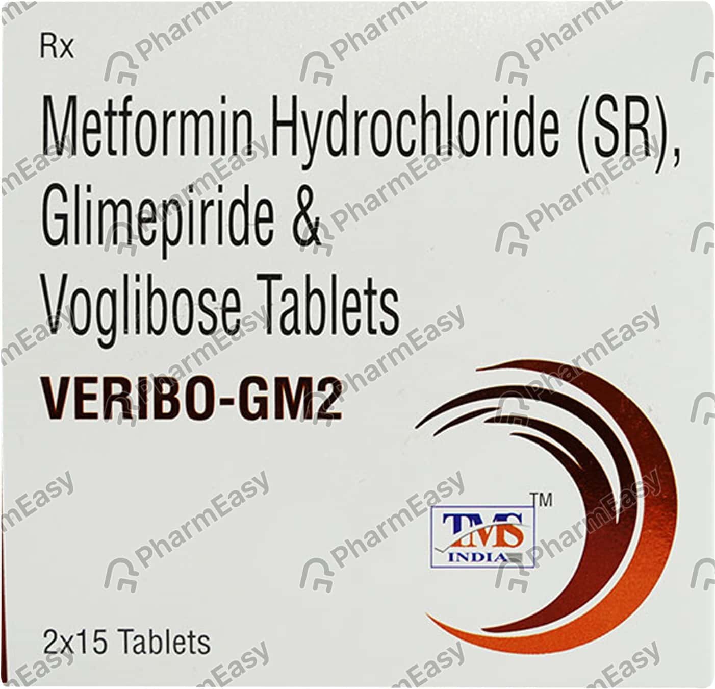 Veribo Gm 2mg Strip Of 15 Tablets: Uses, Side Effects, Price & Dosage ...