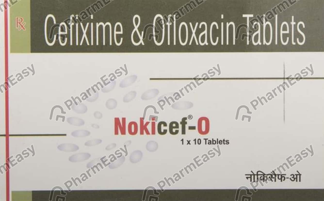 Nokicef O Strip Of 10 Tablets: Uses, Side Effects, Price & Dosage ...
