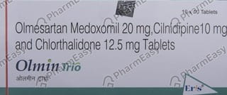Olmin Trio Strip Of 10 Tablets: Uses, Side Effects, Price & Dosage ...