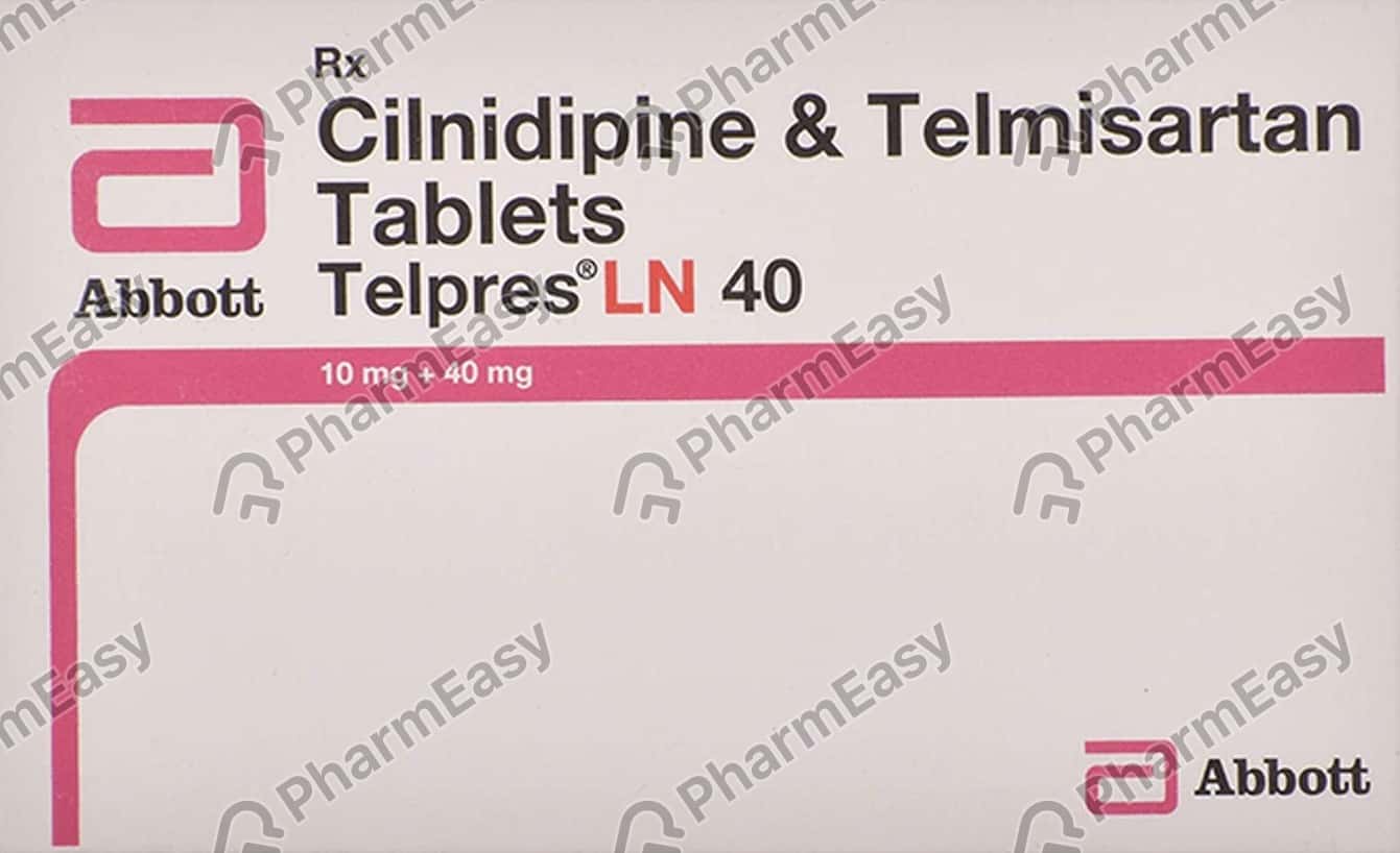 Telpres Ln 40mg Strip Of 10 Tablets: Uses, Side Effects, Price & Dosage ...