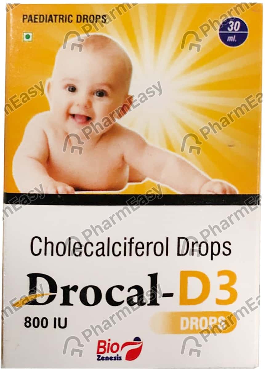 Drocal 800 IU Oral Drop (30): Uses, Side Effects, Price & Dosage ...
