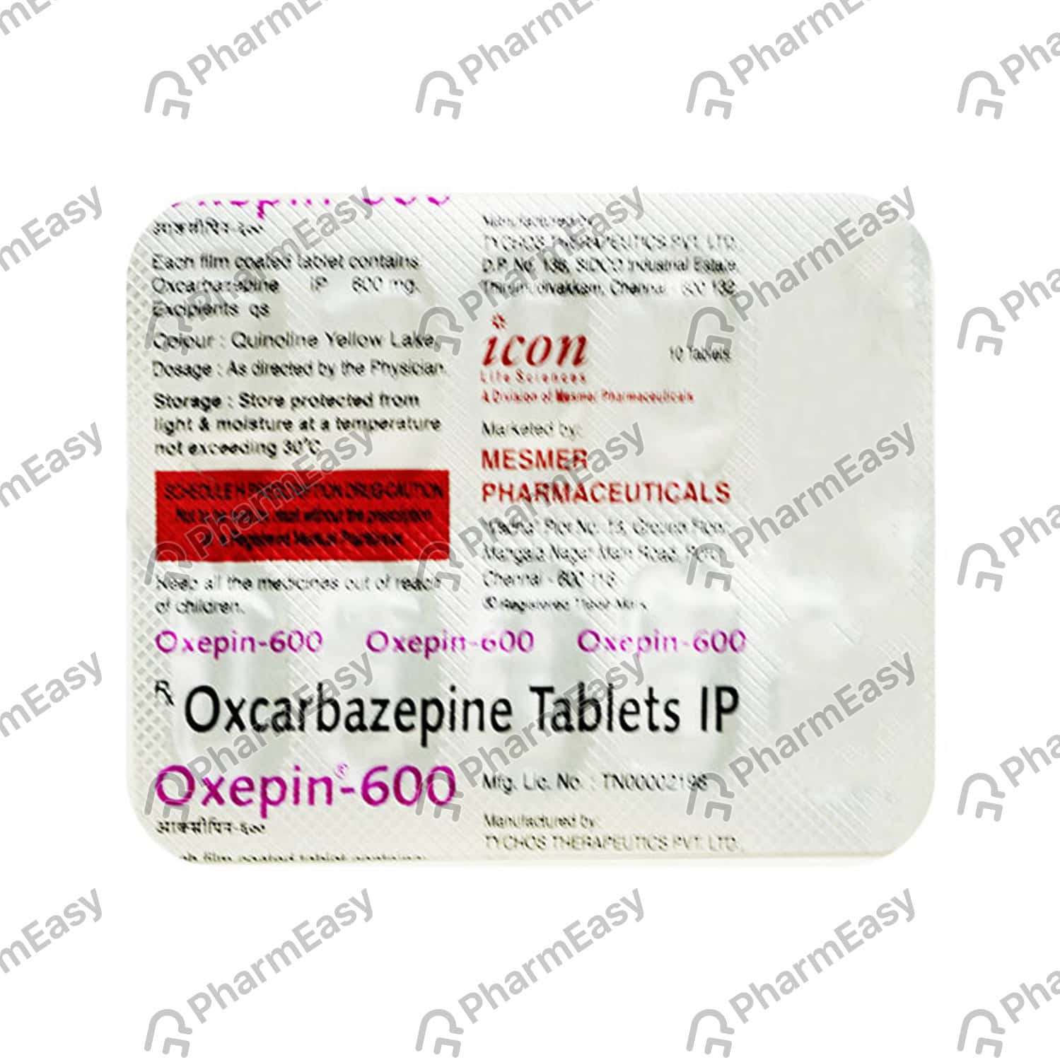Oxepin 600 MG Tablet (10): Uses, Side Effects, Price & Dosage | PharmEasy
