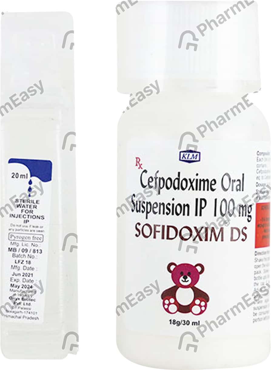 Sofidoxim 100 MG/5ML Suspension (30): Uses, Side Effects, Price ...