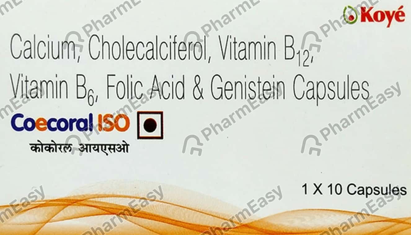 Buy Coecoral Iso Strip Of 10 Capsules Online at Flat 15% OFF | PharmEasy