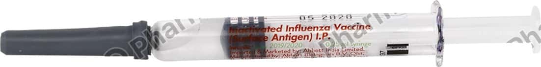 Influvac Junior 0.25 ML Suspension For Vaccine (0.25): Uses, Side ...