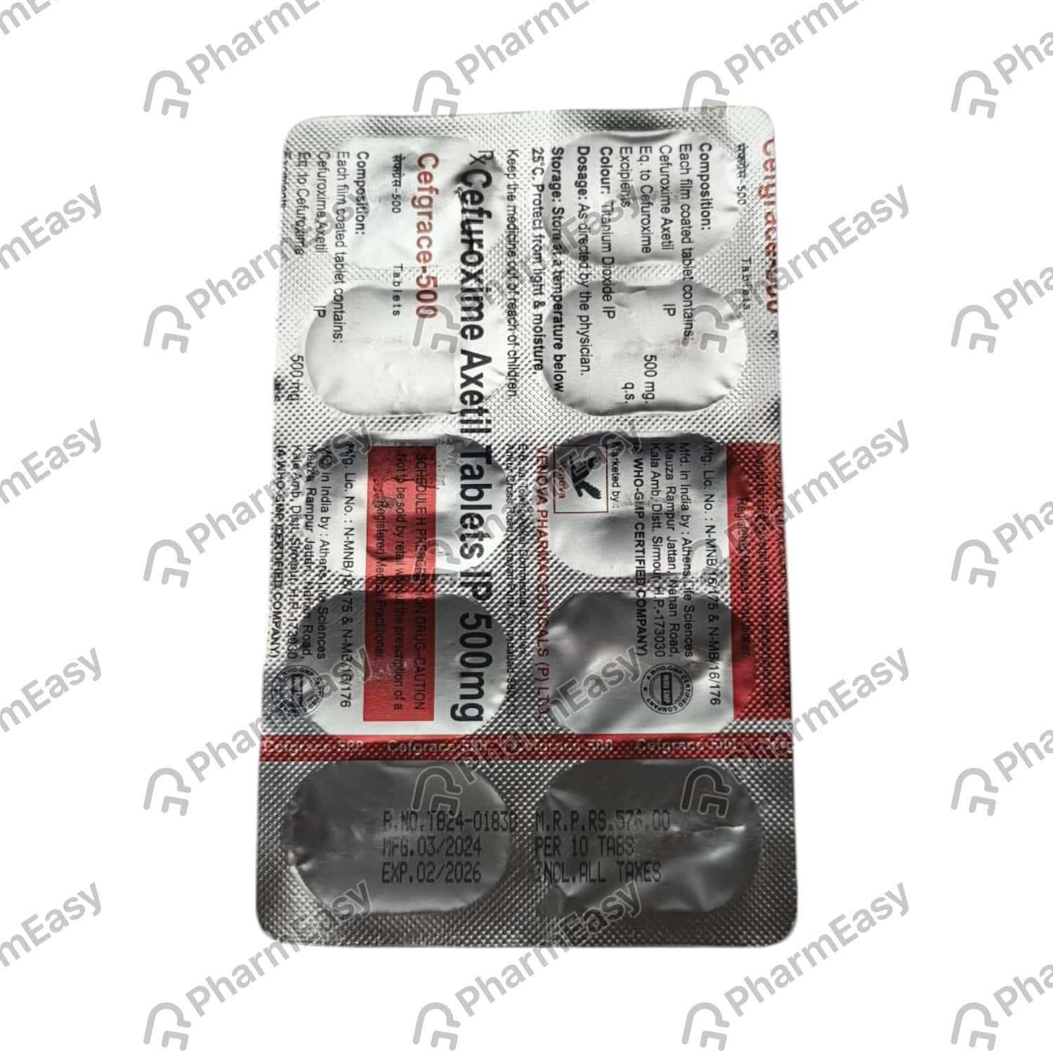 Cefgrace 500 MG Tablet (10): Uses, Side Effects, Price & Dosage | PharmEasy