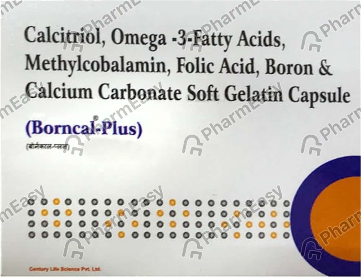 Buy Borncal Plus Strip Of 10 Capsules Online & Save Up to 24% at PharmEasy