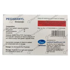 Pregabanyl 75 MG Capsule (10) - Uses, Side Effects, Dosage, Composition ...
