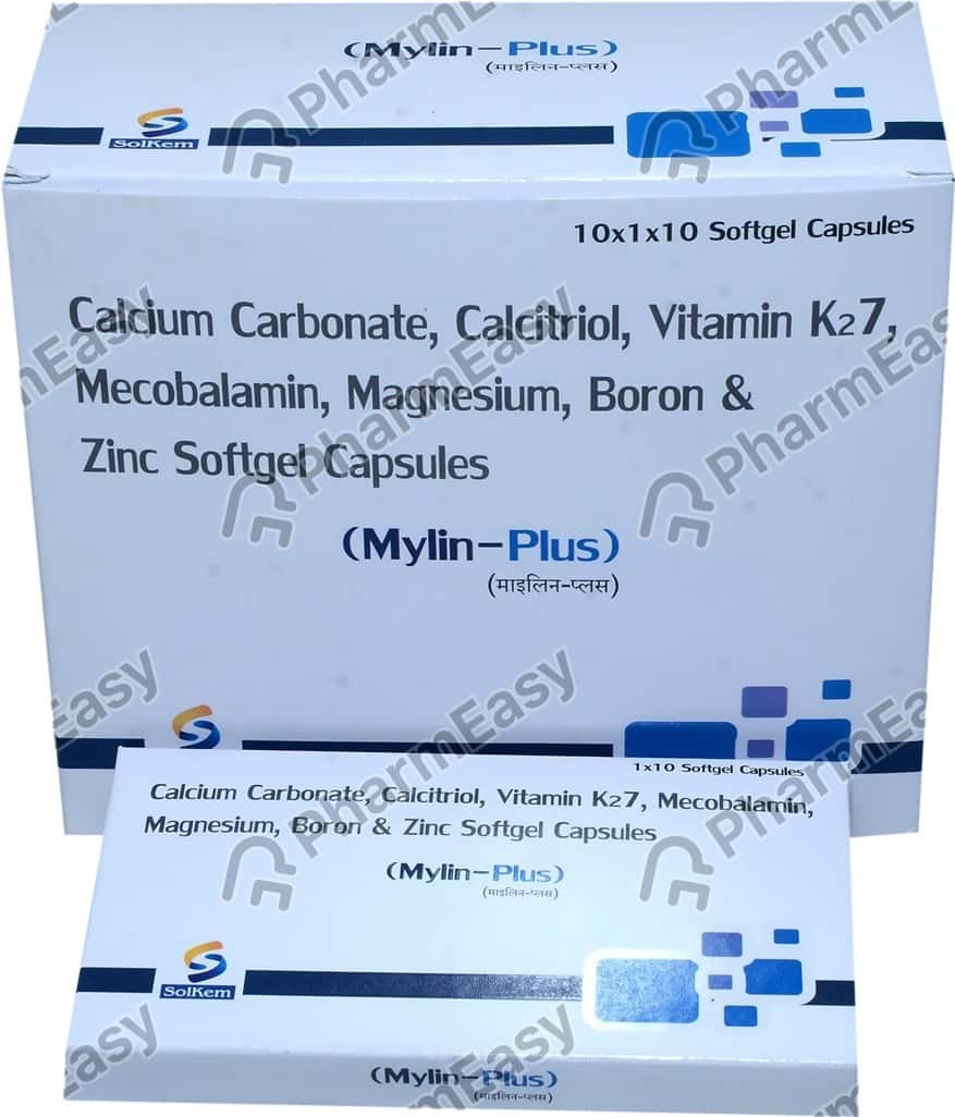 Buy Mylin Plus Strip Of 10 Capsules Online at Flat 15% OFF | PharmEasy