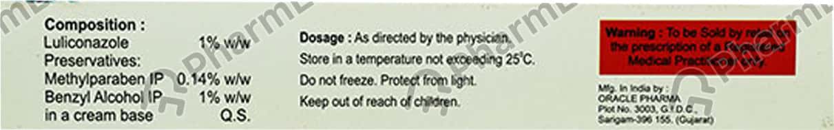 Lunic 1 %W/W Cream (20): Uses, Side Effects, Price & Dosage | PharmEasy