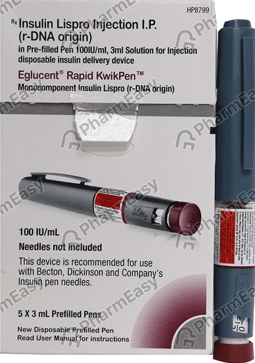 Eglucent 100 IU/ML Solution For Injection (3): Uses, Side Effects, Price & Dosage | PharmEasy
