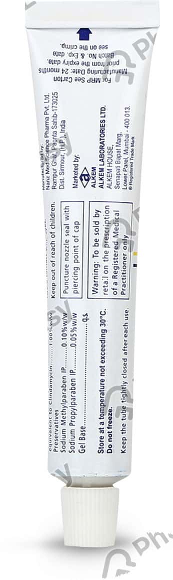 Clindac A 1 %W/W Gel (20): Uses, Side Effects, Price, Dosage ...