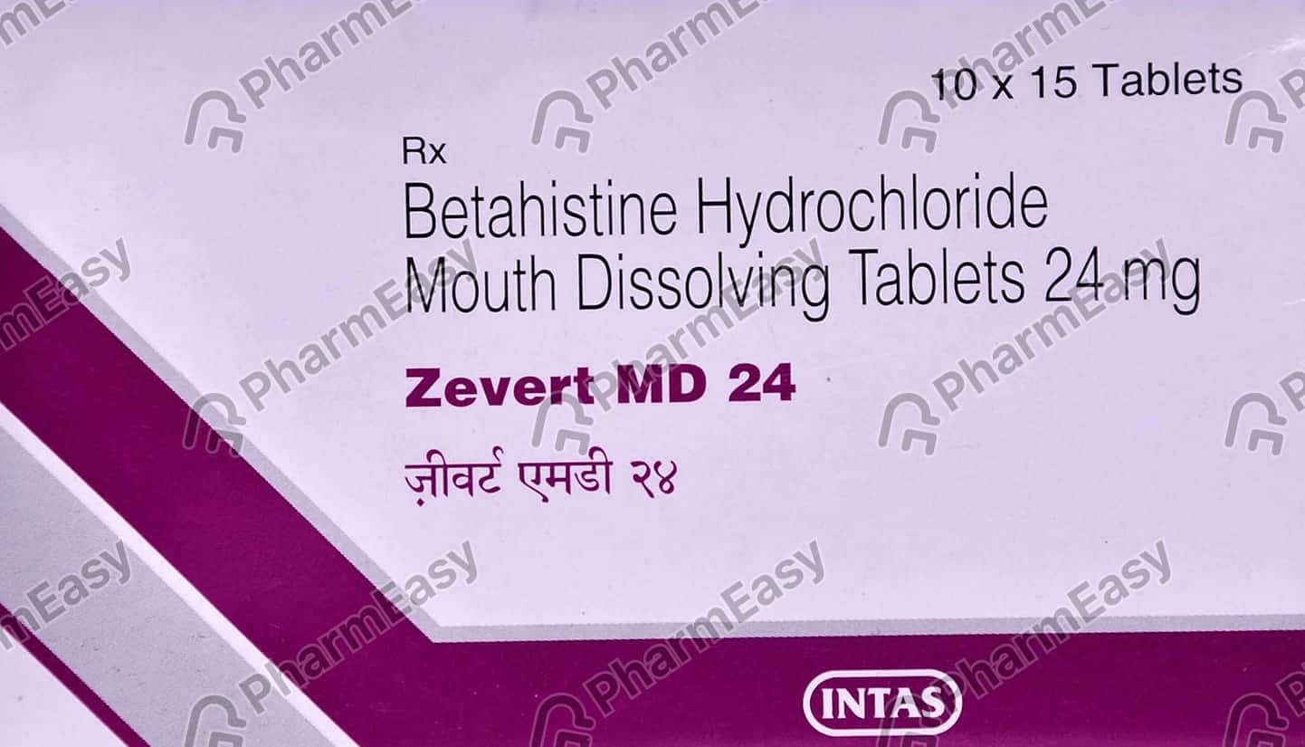 Zevert Md 24 MG Tablet (15): Uses, Side Effects, Price & Dosage | PharmEasy