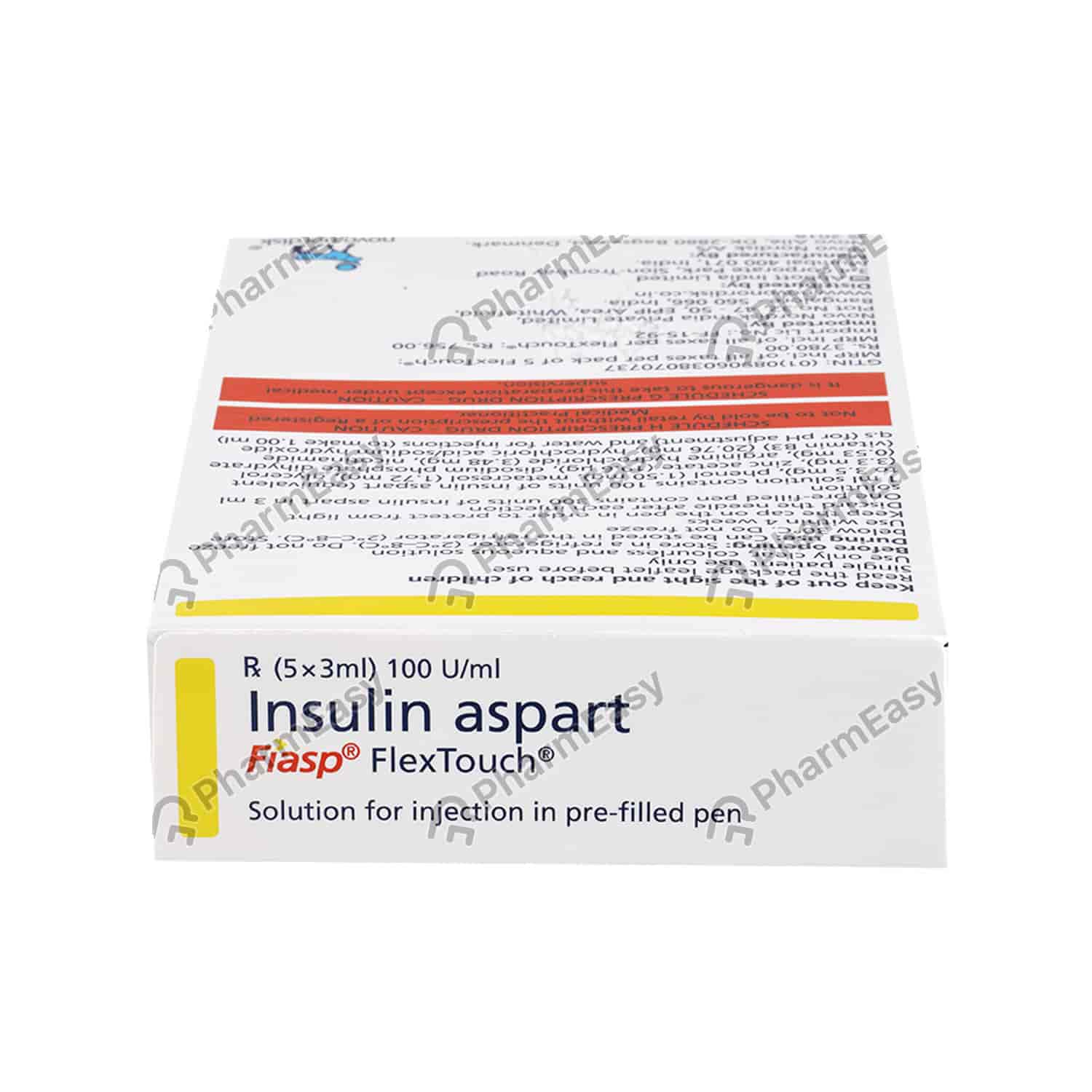 Fiasp 100iu Flextouch Pen Inj 3ml - Uses, Side Effects, Dosage ...
