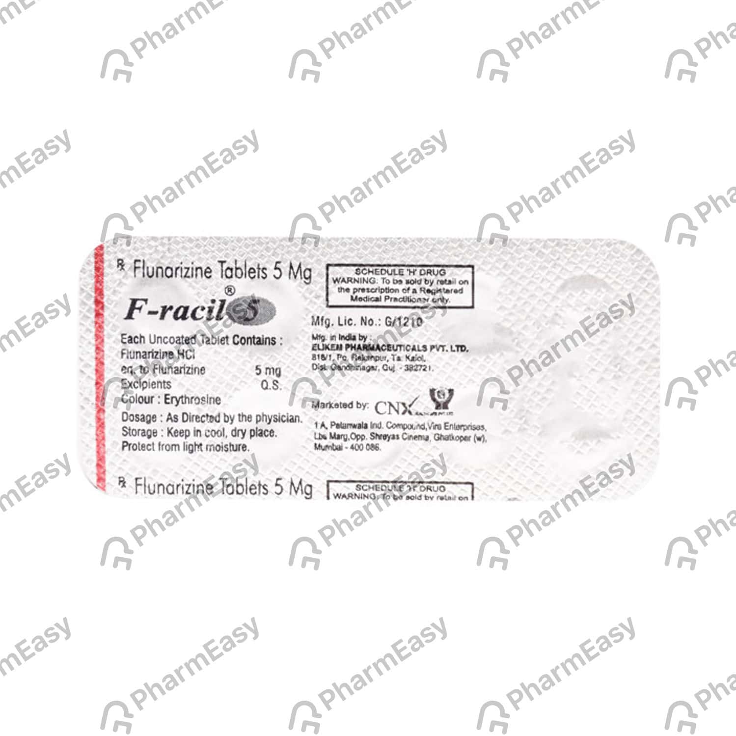 F Racil 5 MG Tablet (10): Uses, Side Effects, Price & Dosage | PharmEasy