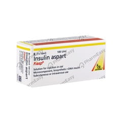 Fiasp 100 IU/ML Solution For Injection (10) - Uses, Side Effects, Dosage, Composition & Price ...
