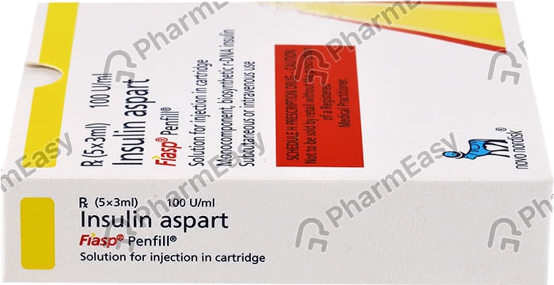 Fiasp Penfill Solution For Injection 5x3ml: Uses, Side-effects, Price, Dosage & More Info ...