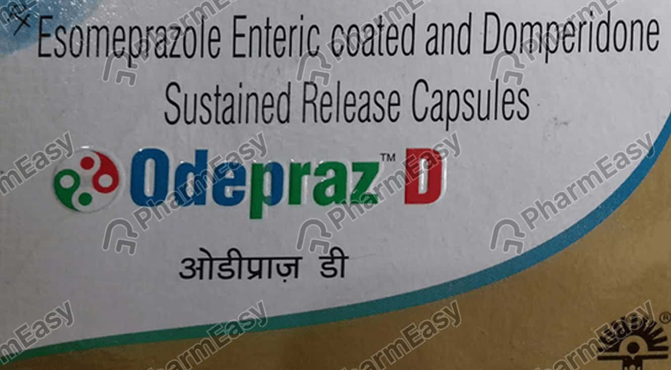 Odepraz D Strip Of 10 Capsules: Uses, Side Effects, Price & Dosage ...