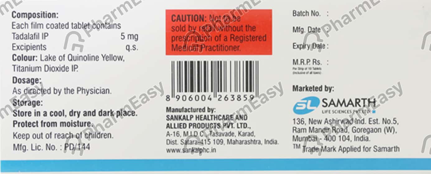 Alfil 5 MG Tablet (10): Uses, Side Effects, Price & Dosage | PharmEasy