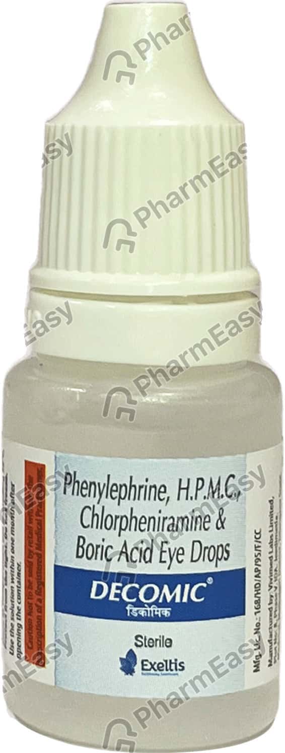 Buy Decomic Eye Drops 10ml Online at Flat 15% OFF | PharmEasy