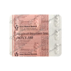 Doxy 100 MG Tablet (8) - Uses, Side Effects, Dosage, Composition ...