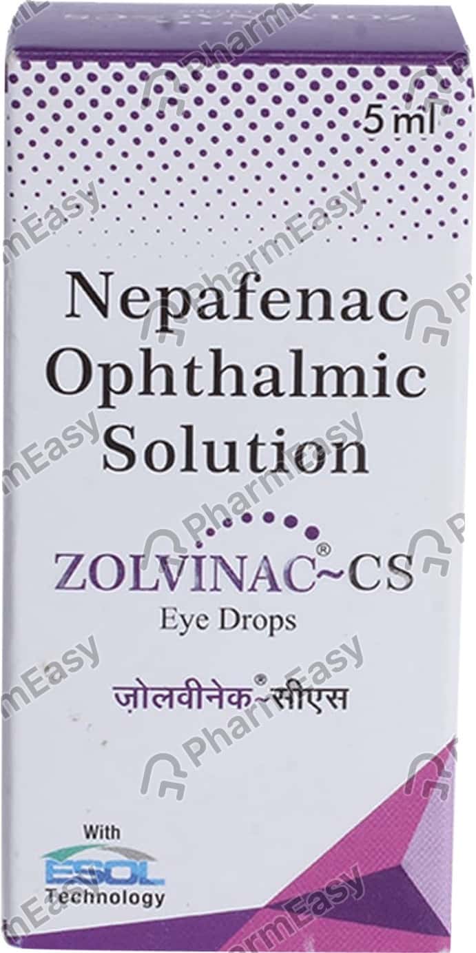 Zolvinac 0.1 %W/V Eye Drop (5): Uses, Side Effects, Price & Dosage ...